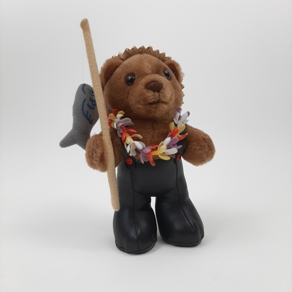 Dakin | Toys | Dakin Vintage Hawaii Gone Fishing Bear 985 | Poshmark